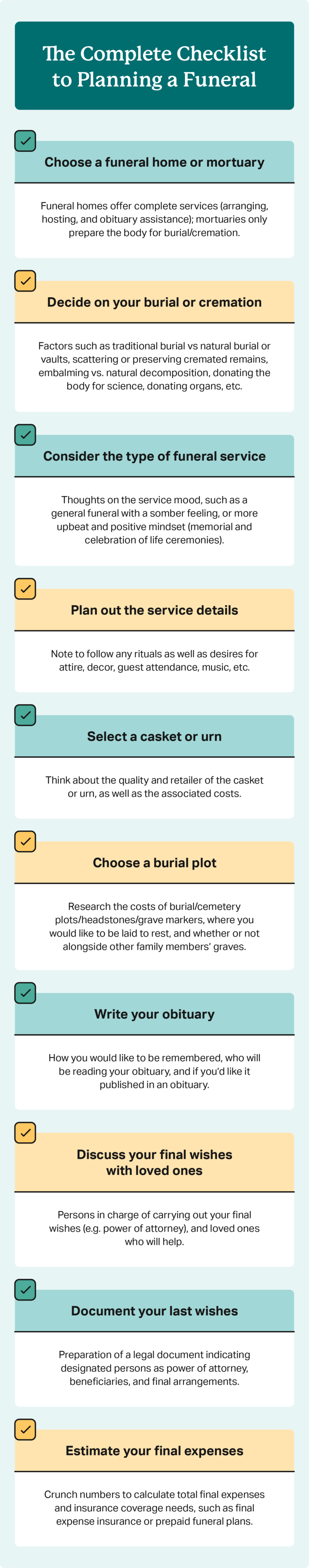 How To Plan Your Own Funeral: 10-Step Guide + Checklist